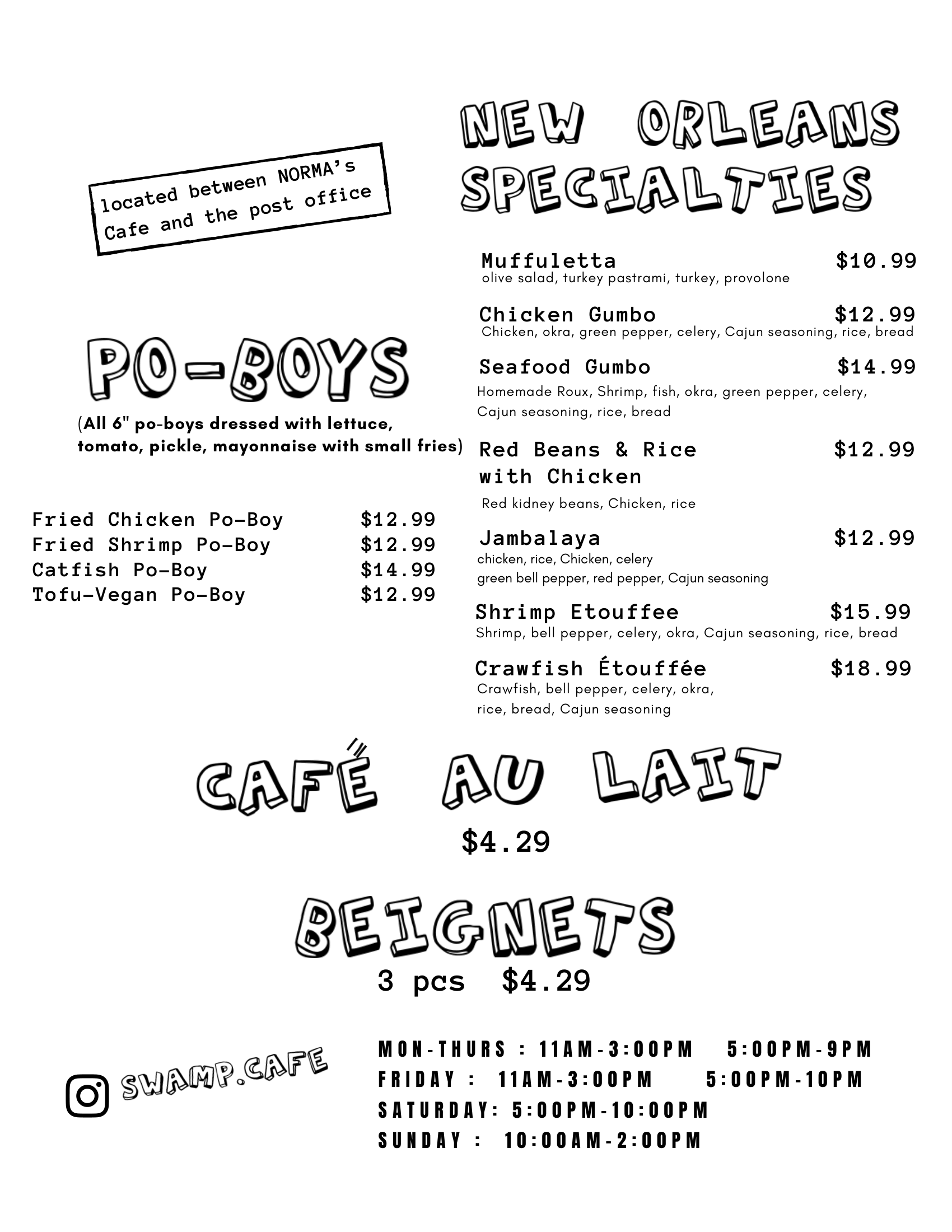 Swamp Cafe — Authentic Cajun Soul | Dallas, TX